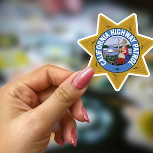 California Highway Patrol Bumper Sticker CHP Police Officer Car Window ...