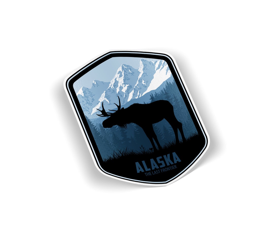 Alaska Bumper Sticker America USA Car Window Vinyl Decal 5" - Etsy
