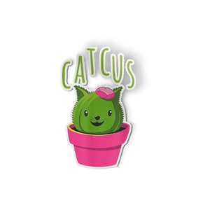 Catcus Cactus Decal Bumper Sticker Car Window Vinyl 5" - Etsy