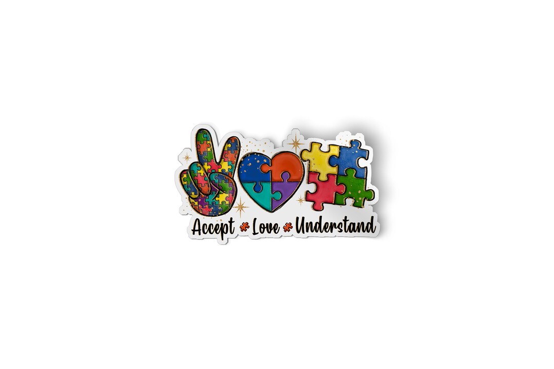 Autism Awareness Bumper Sticker Decal Car Window Vinyl Decal 5" - Etsy