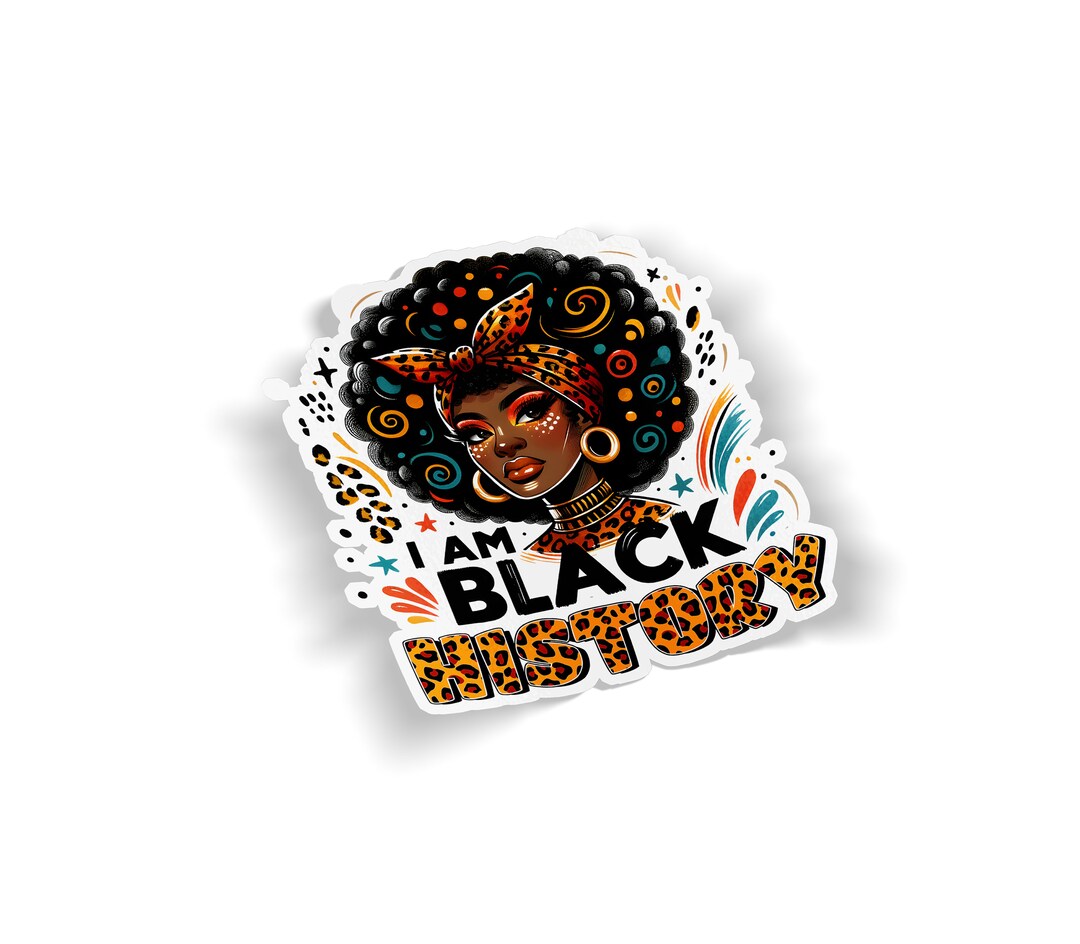 Black History Bumper Sticker Black Lives Matter Car Window Vinyl Decal ...