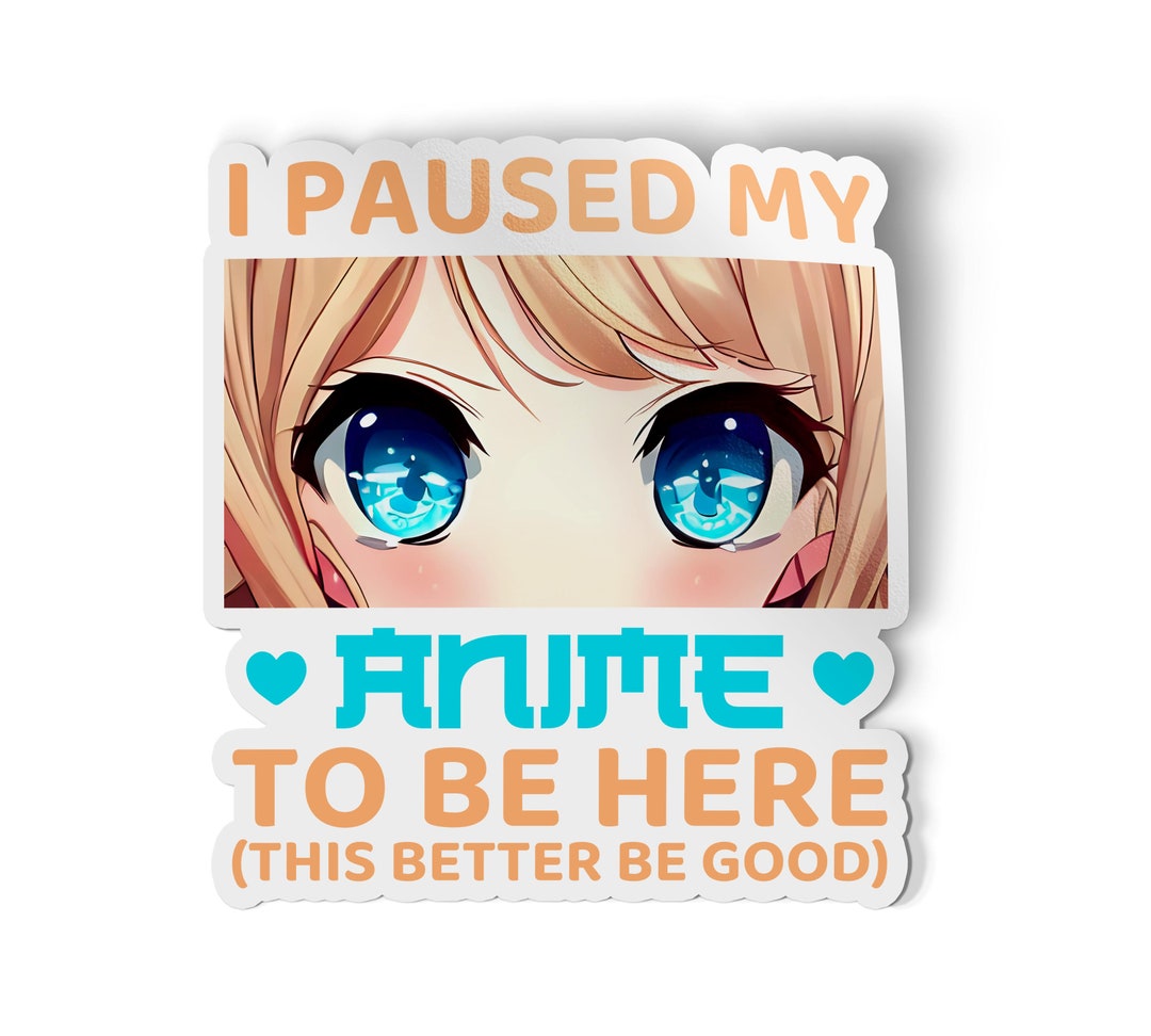 Anime Bumper Sticker Decal Funny Car Window Vinyl Decal 5" - Etsy