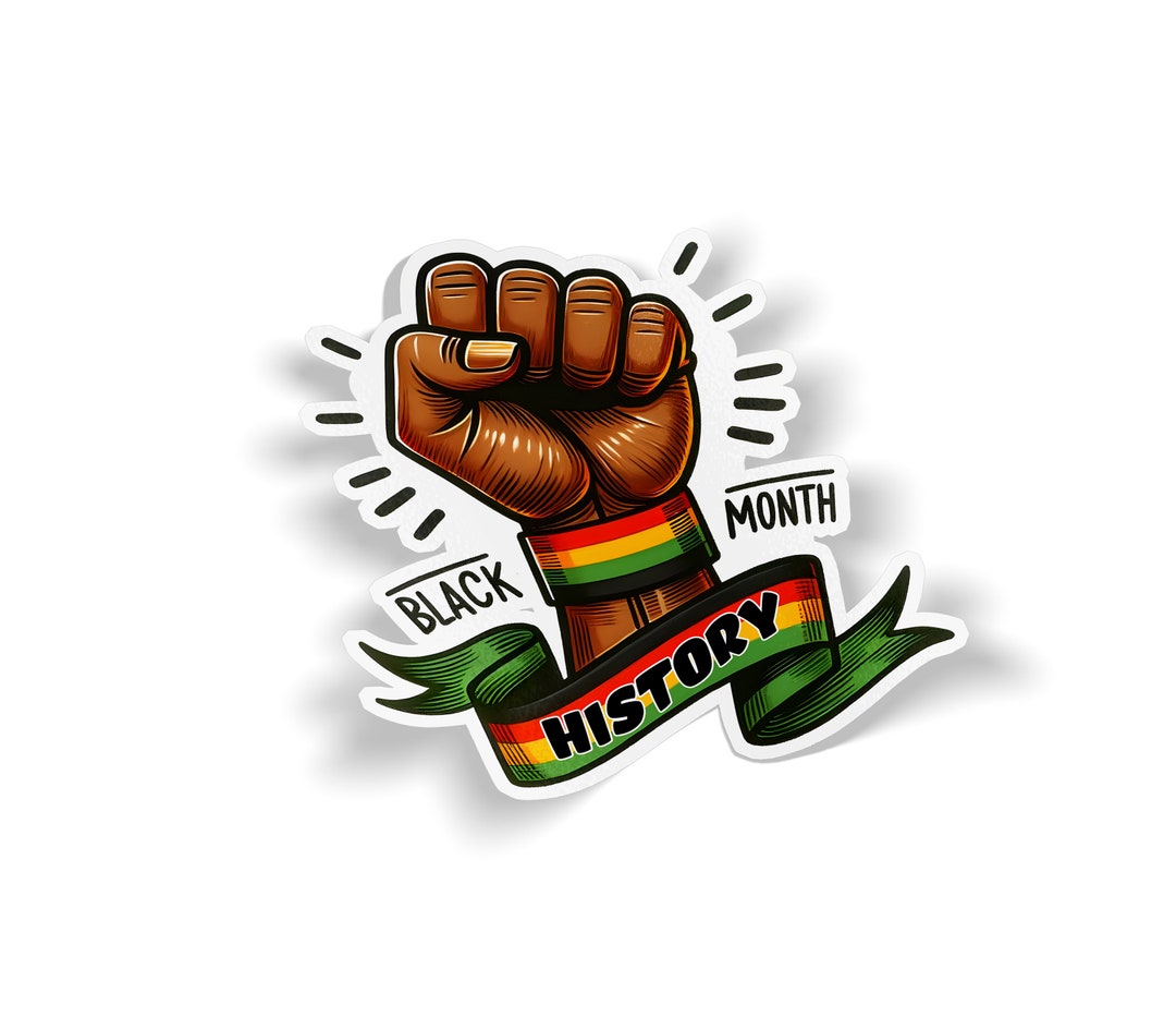 Black History Bumper Sticker Black Lives Matter Car Window Vinyl Decal ...