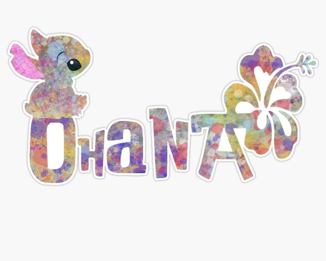 Ohana Bumper Sticker Decal Sticker Window Vinyl Decal 5" - Etsy