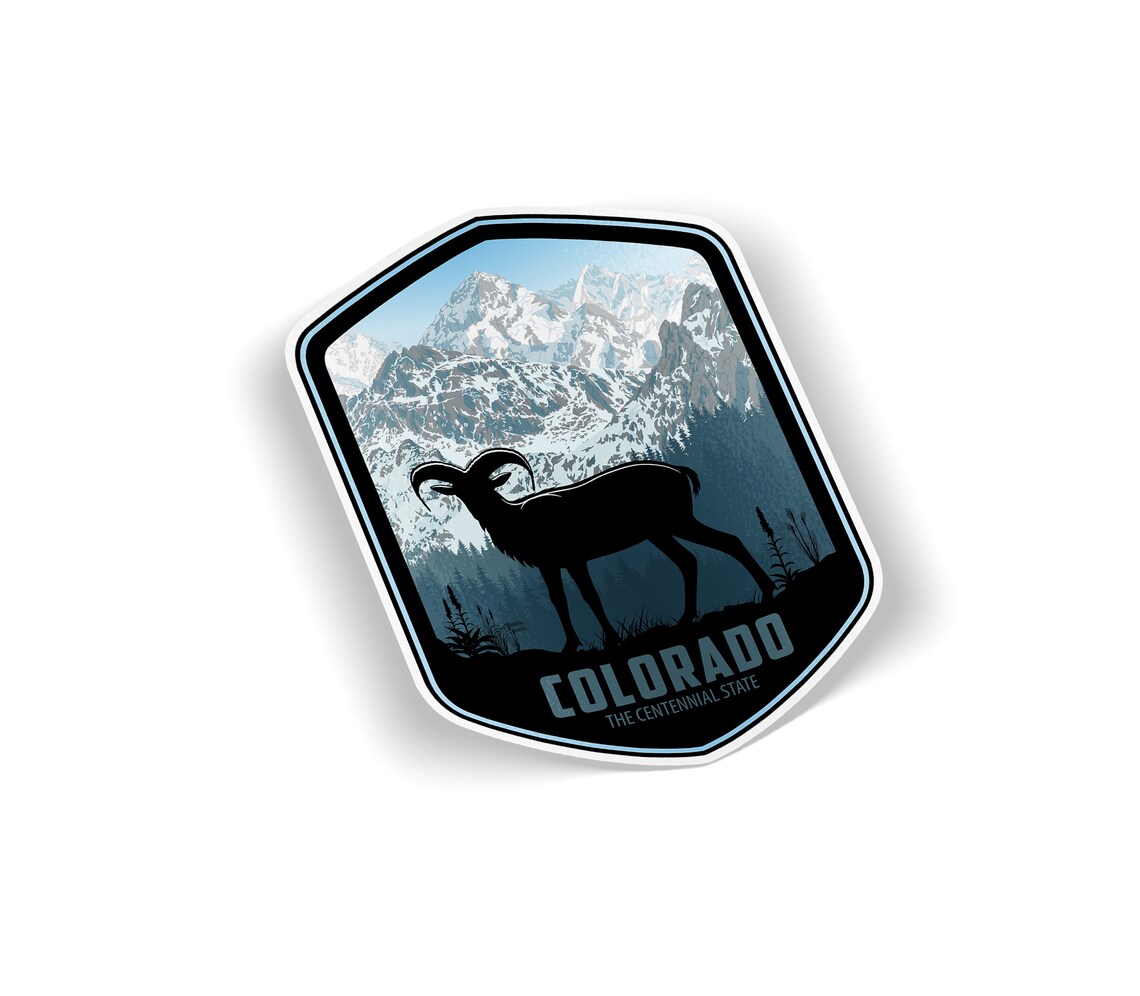 Colorado Bumper Sticker Aspen USA Car Window Vinyl Decal 5" - Etsy