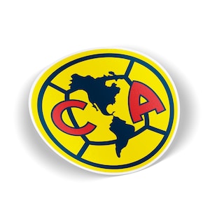Club America Bumper Sticker Soccer Fútbol Car Window Vinyl Sports Decal ...