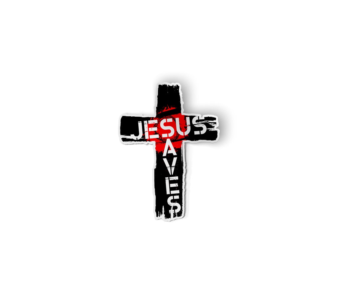 Jesus Saves Bumper Sticker Car Window Vinyl Decal 5" - Etsy