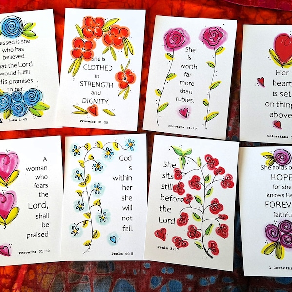 Scripture Cards - Etsy