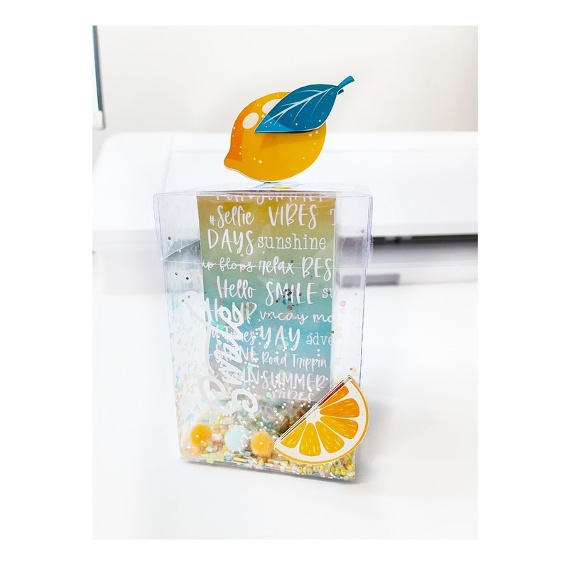 Cutting File Floating Box, Please Box Box Template, Clear Box, Acetate ...