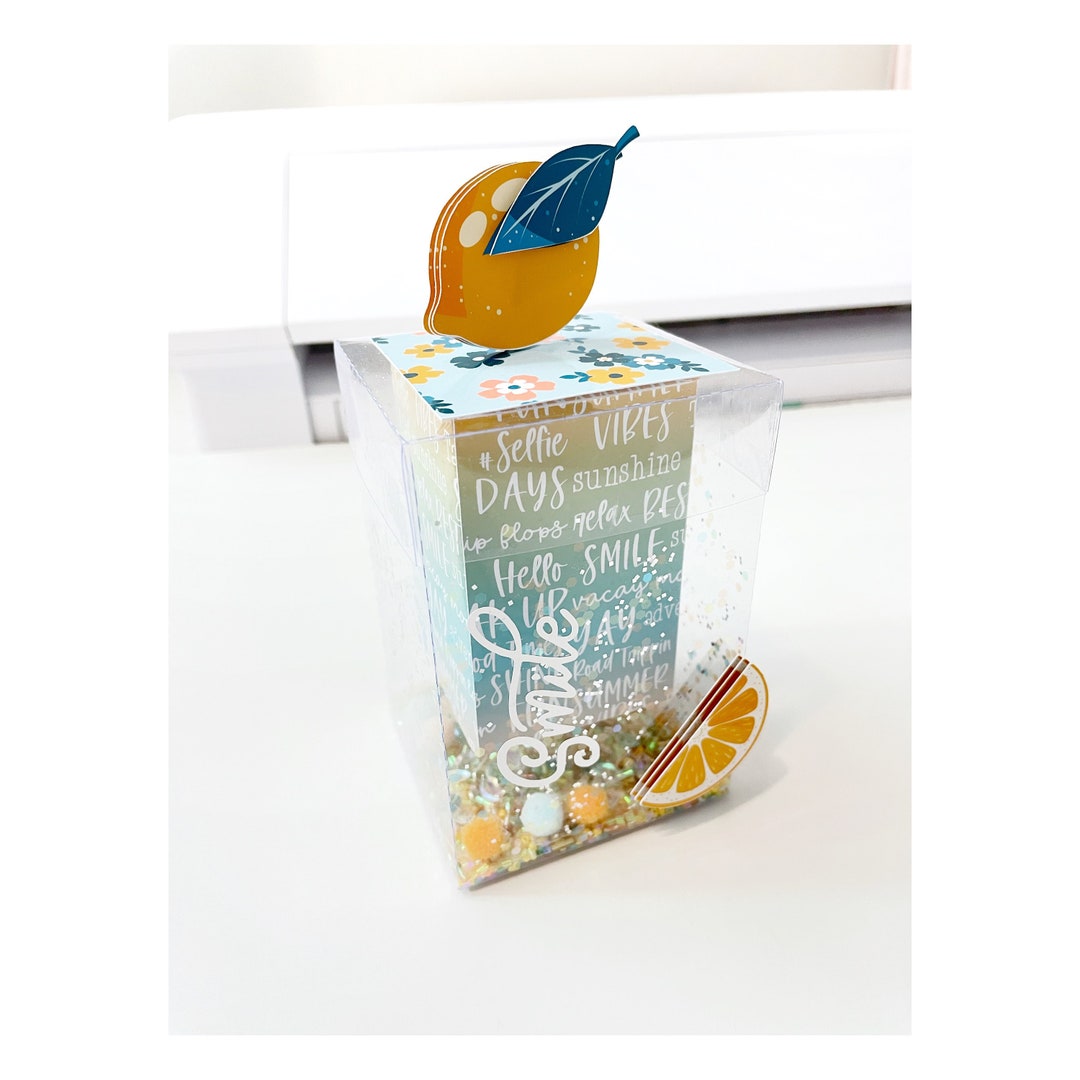 Cutting File Floating Box, Please Box Box Template, Clear Box, Acetate ...