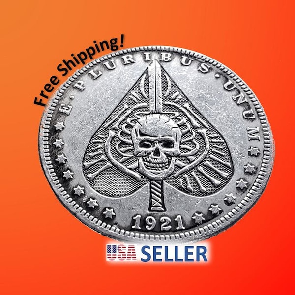 Ace of Spades Coin - Etsy