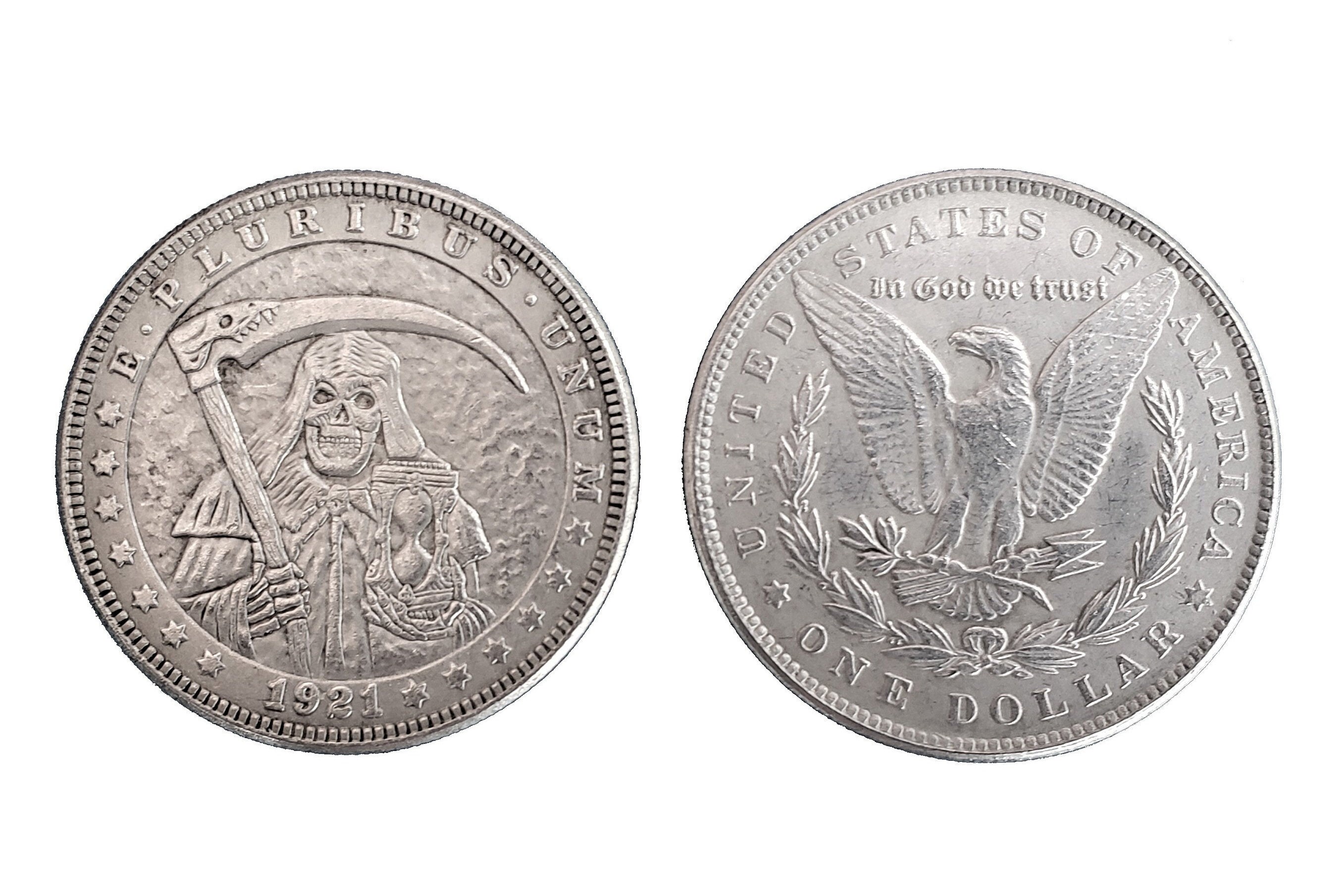 HOBO NICKEL Hobo Coin Grim Reaper Dollar Collectible Novelty | Etsy