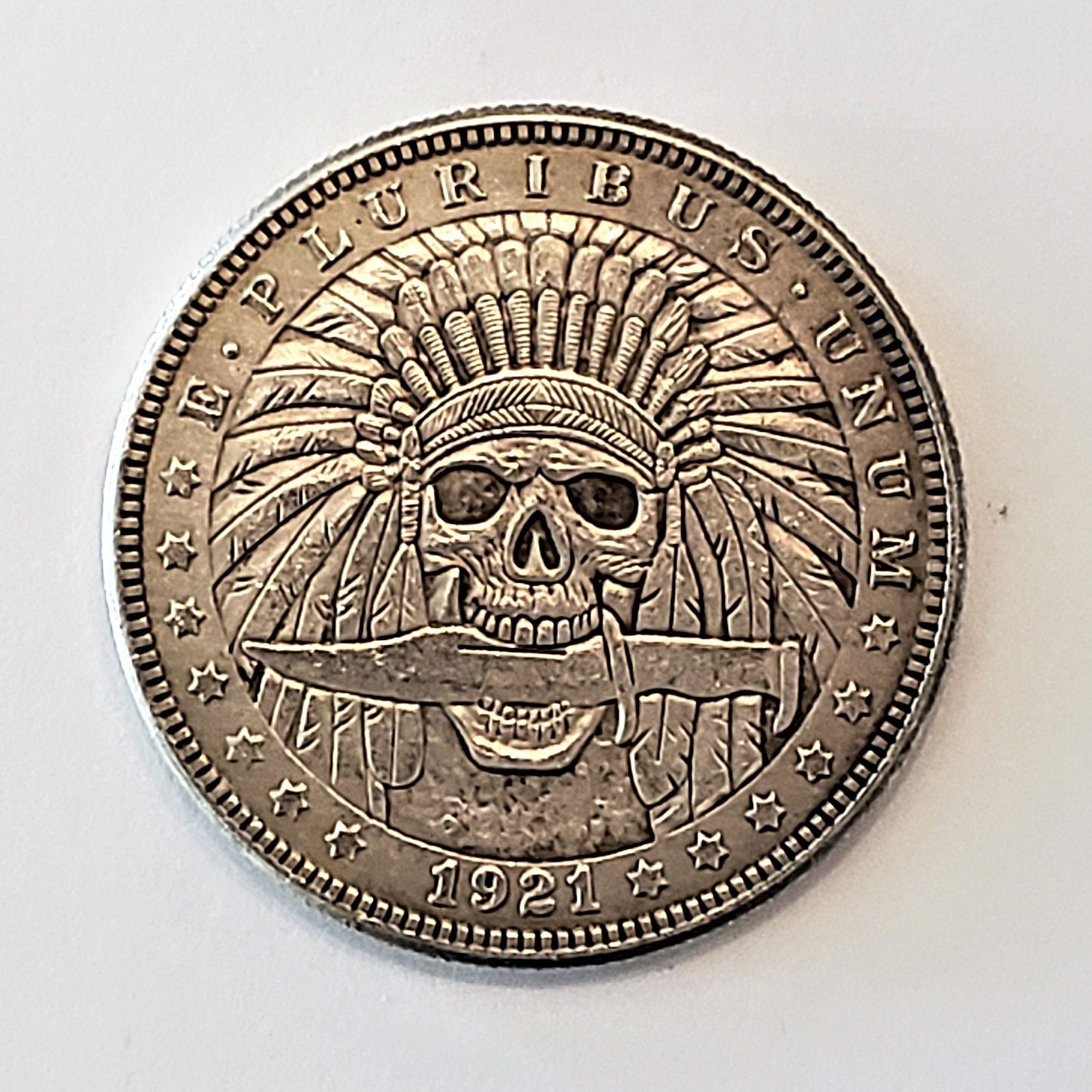 HOBO NICKEL Hobo Coin Indian Warrior Dollar Collectible | Etsy