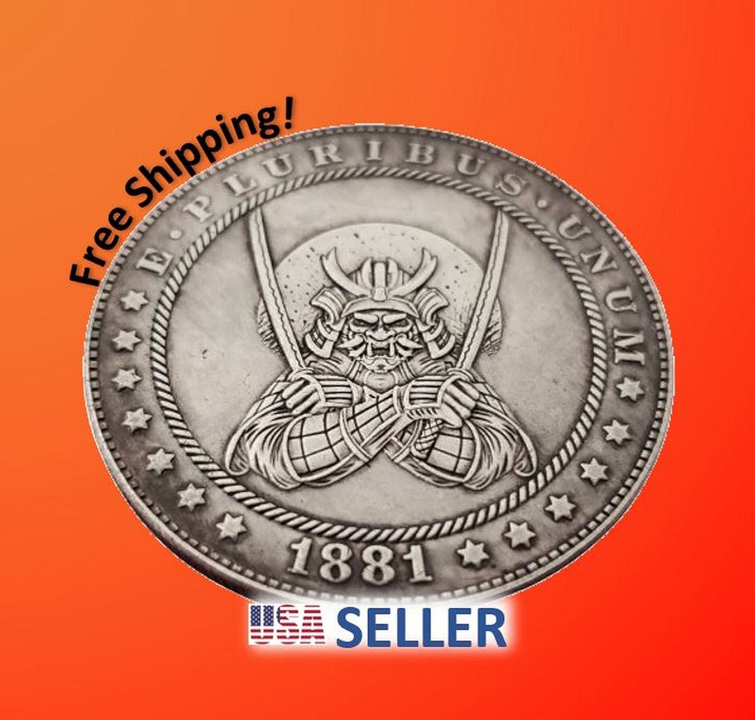 HOBO COIN Hobo Nickel Samari Warrior Collectible Novelty Coin for ...