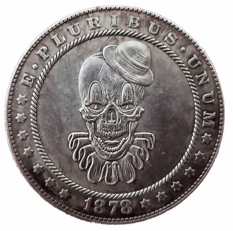 HOBO NICKEL Hobo Coin Creepy Clown Collectible Novelty Coin - Etsy