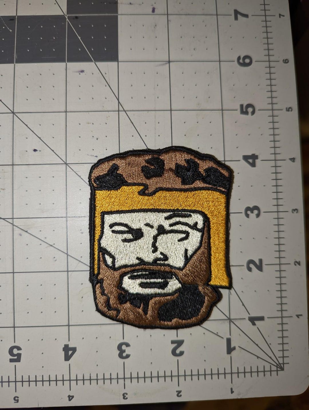 Hercules Face Embroidered Iron on Patch - Etsy