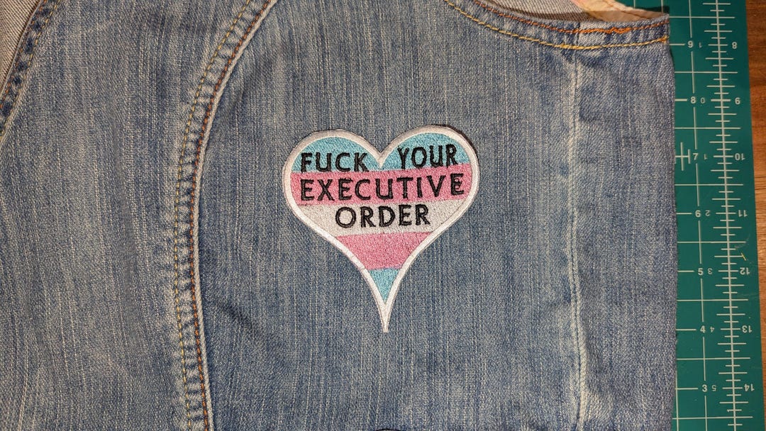 F Your Executive Order Iron on Patch - Etsy