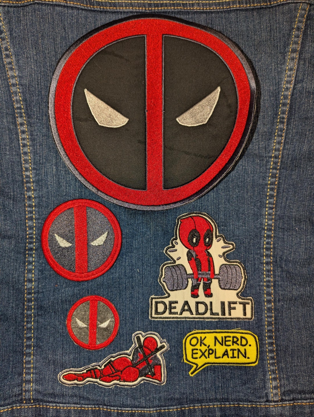 Deadpool Embroidered Iron on Patches - Etsy