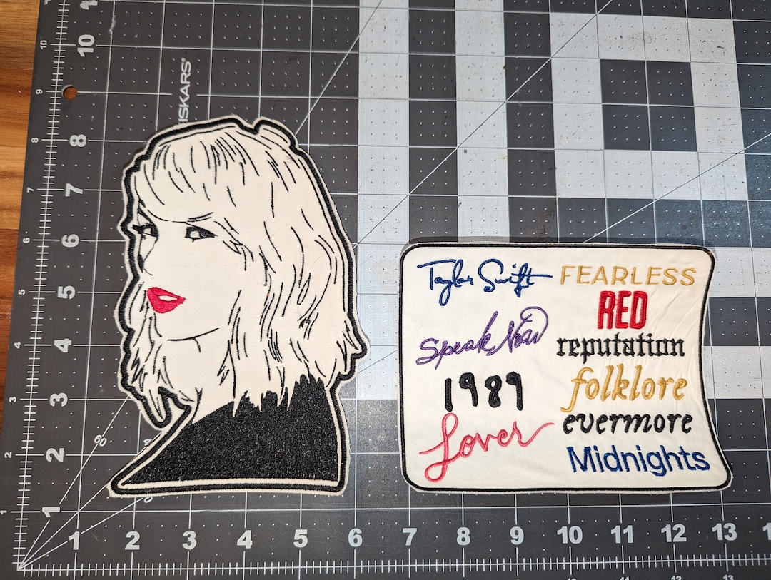 Taylor Swift Iron on Patches LARGE - Etsy