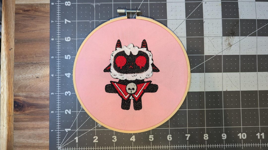 Cult of the Lamb Embroidered Wall Hanging - Etsy