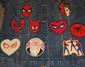 Spiderman Miles Morales Spider Verse Iron on Patch Velcro - Etsy