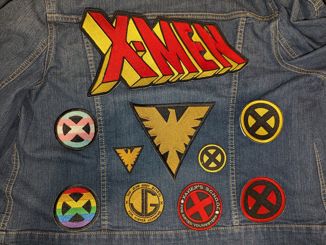 X-men Icons Iron-on Patches - Etsy