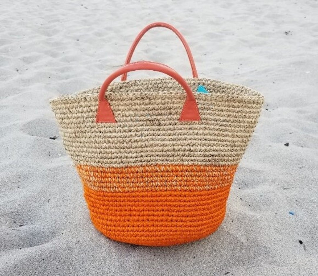 Fique Bag. Orange & Natural Colors. Artisan Made With Natural Fibers ...