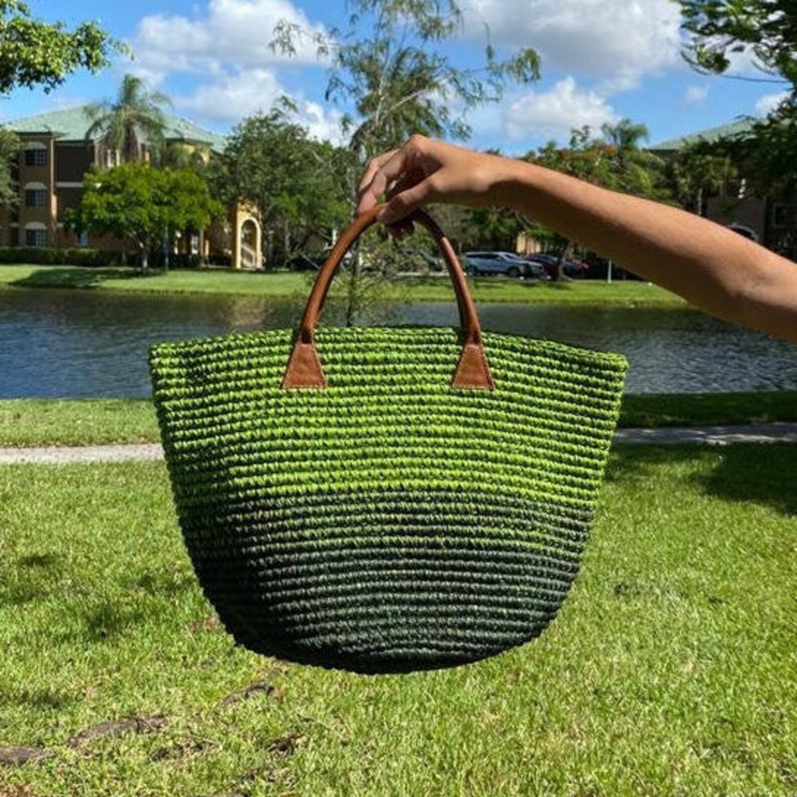 Fique Bag. Green Colors. Artisan Made With Natural Fibers and | Etsy