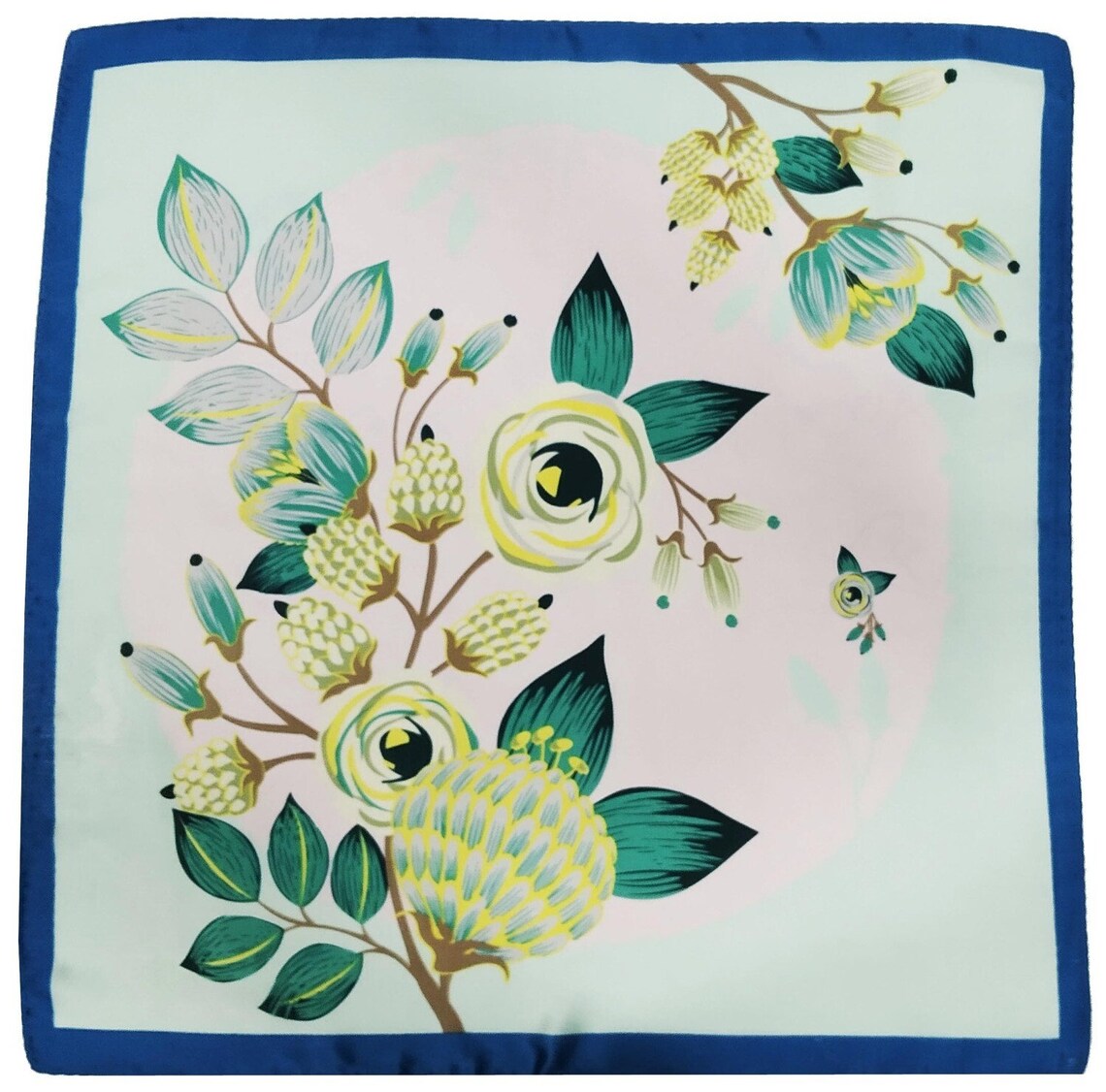 Floral Printed Satin Bandana - Etsy