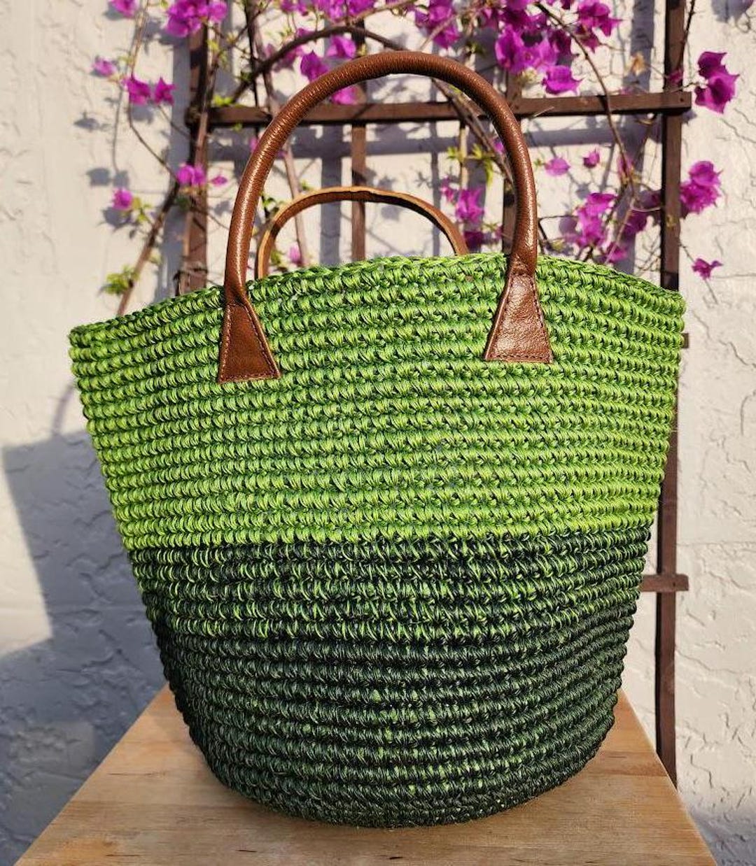 Fique Bag. Green Colors. Artisan Made With Natural Fibers and Using ...