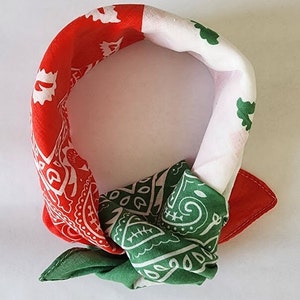 Mexican Flag Colors Bandana. 100% Soft Cotton. - Etsy
