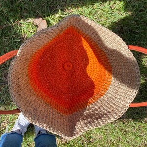 Fique Bag. Orange & Natural Colors. Artisan Made With Natural Fibers ...