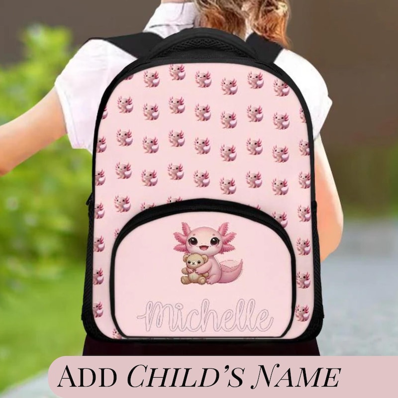 Axolotl Backpack - Etsy