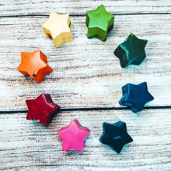Crayon Stars - Etsy