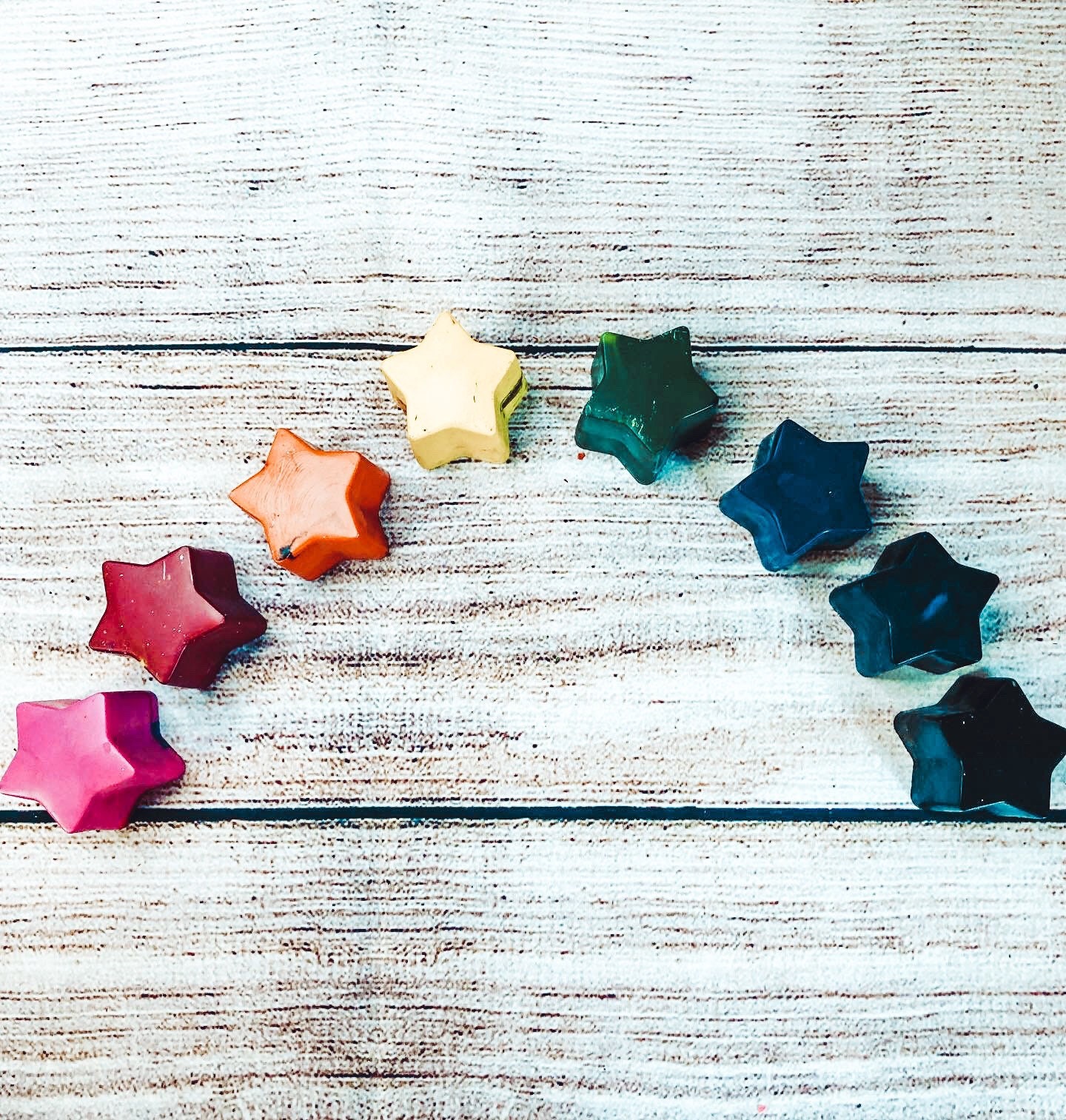 Rainbow Star Crayons | Etsy