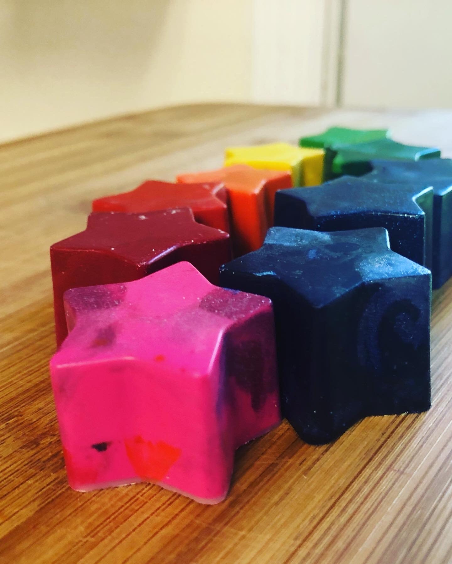 Rainbow Star Crayons | Etsy