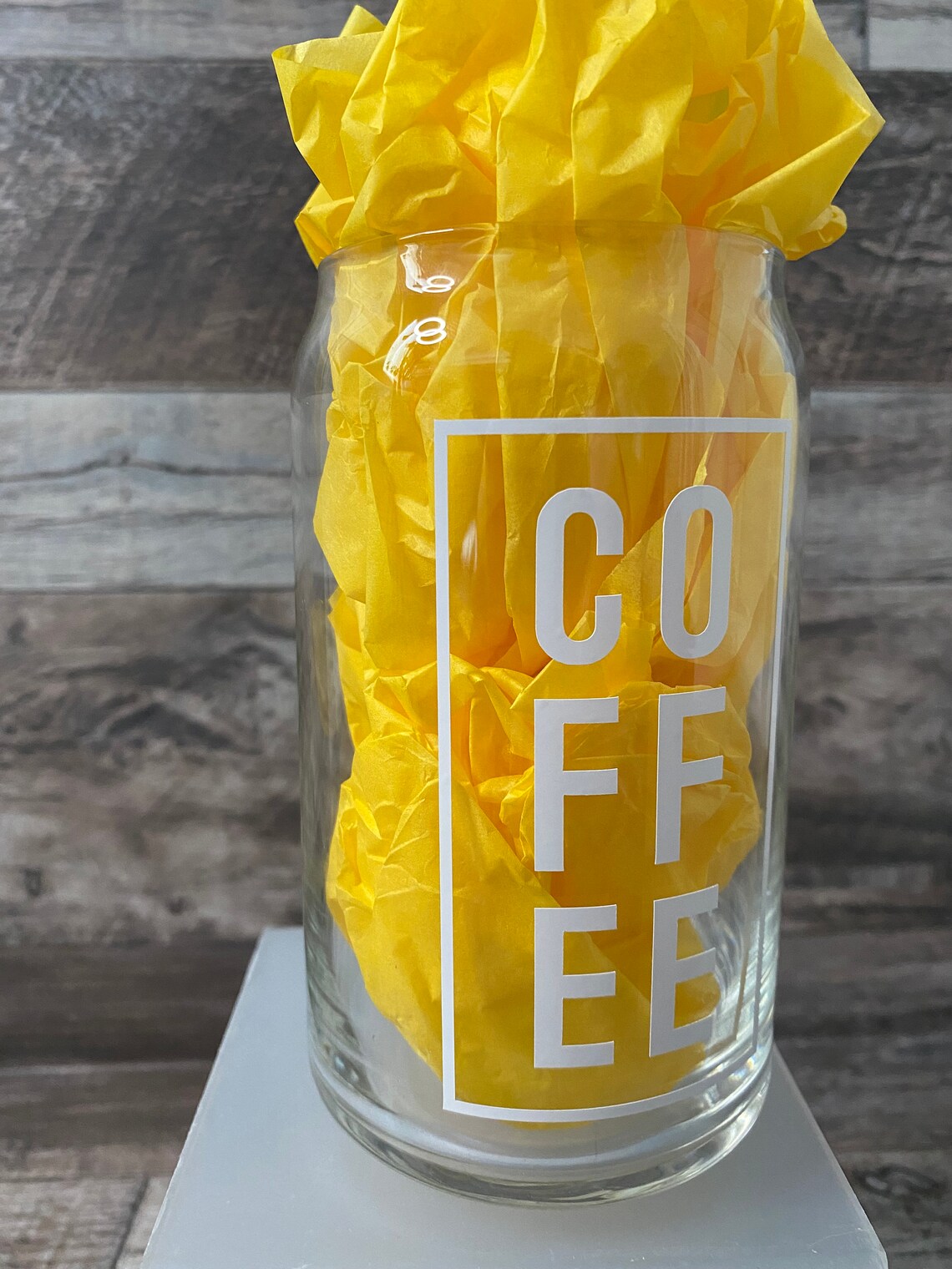 Coffee Glass Cup, Beer Can Glass, Reusable Custom Glass, 16 Oz Libbey ...