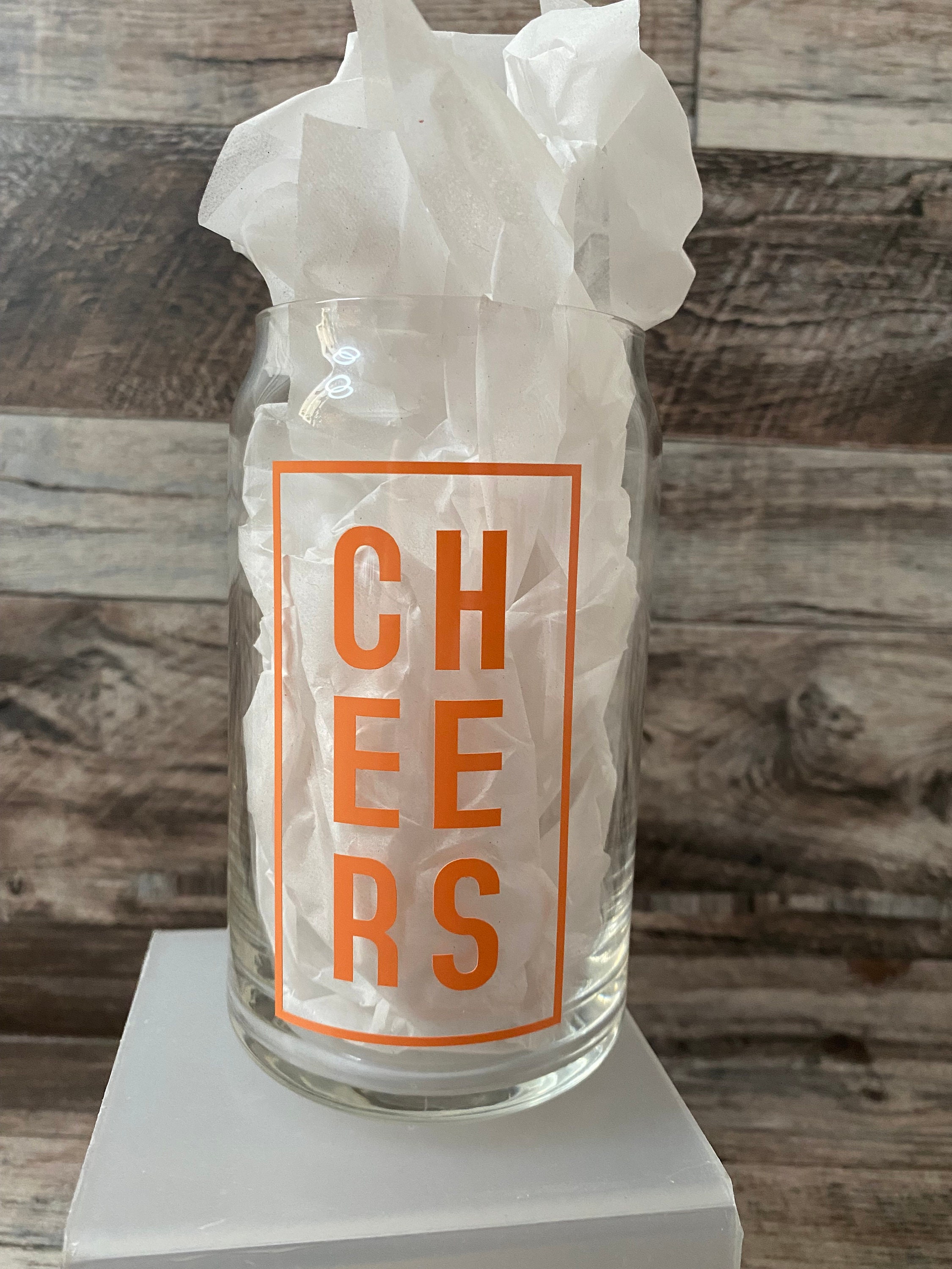 Beer Can Glass Cheers Coffee Glass Iced Coffee Reusable | Etsy