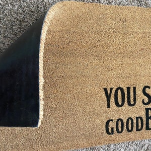Hello Goodbye Doormat - the Beatles - Music Inspired - Welcome Mat ...