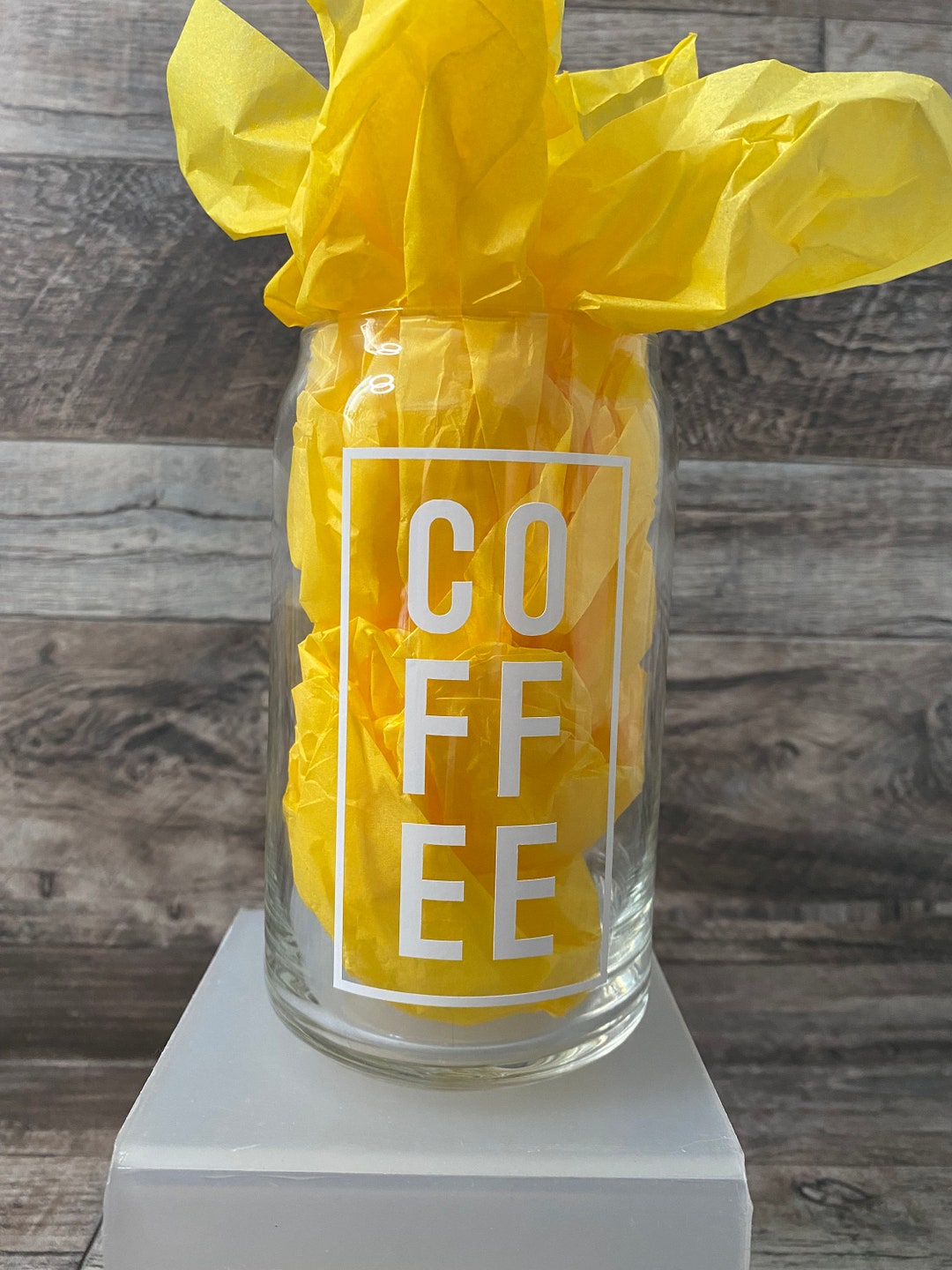 Coffee Glass Cup, Beer Can Glass, Reusable Custom Glass, 16 Oz Libbey ...