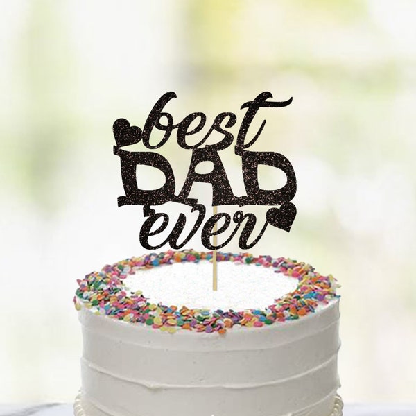 Best Dad Cake Topper - Etsy