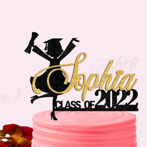 Class of 2024 Grad Cake Topper, Custom Graduation Cake Topper ...