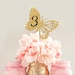 Butterfly Table Number Glitter Centerpiece, Butterfly Centerpiece ...