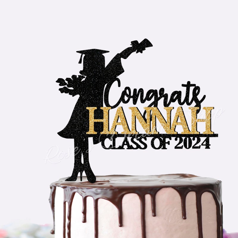 Graduation Cake Topper - Etsy