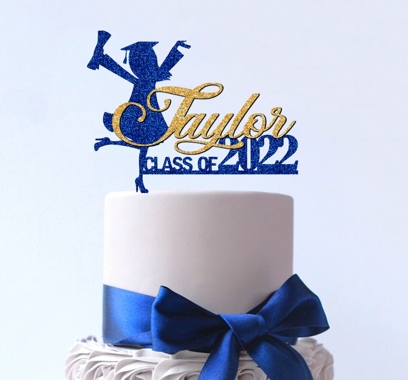 Personalized Graduation Cake Topper Class of 2022 | Etsy