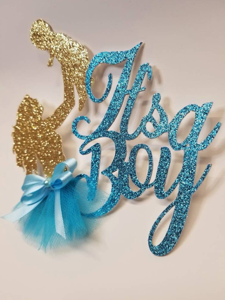 Its a Boy Cake Topper Gender Reveal Party Decor Baby Shower | Etsy