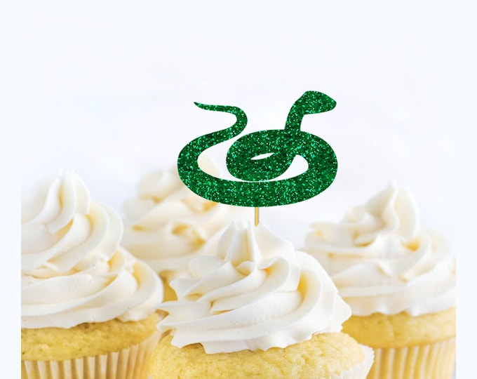 Snake Cupcake Toppers - Etsy