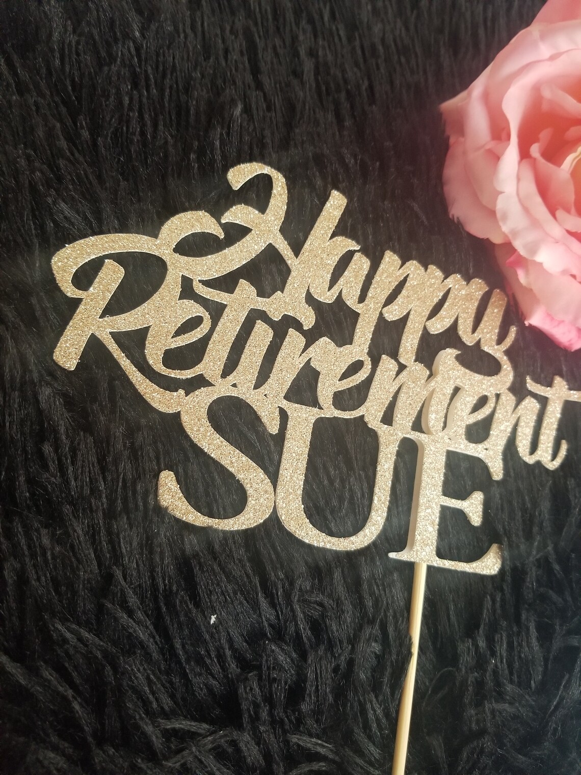 Happy Retirement Cake Topper Retirement Party Decor - Etsy