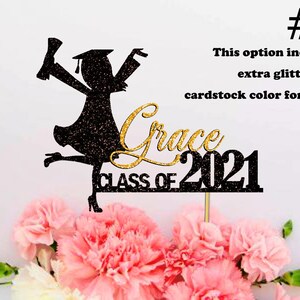 Personalized Graduation Cake Topper Class of 2021 Personalized | Etsy