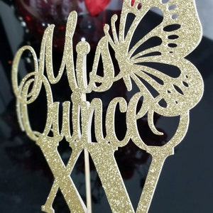 Mis Quince Cake Topper, Quinceañera Birthday Cake Topper, Sweet 15 ...